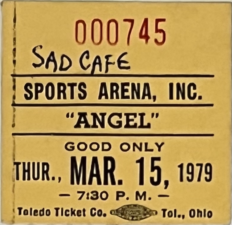 Sad cafe Concert & Tour History | Concert Archives