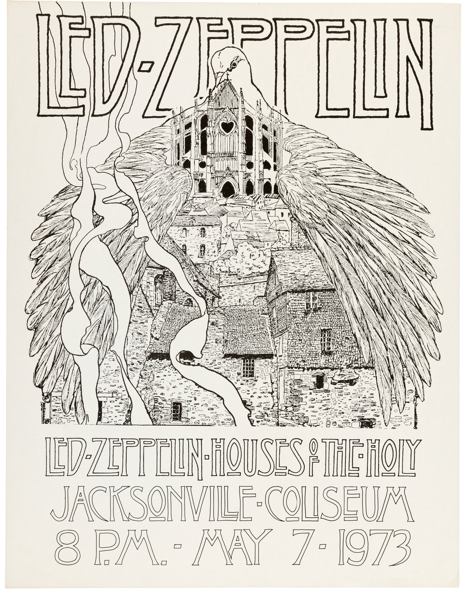 Led Zeppelin's 1973 Concert & Tour History | Concert Archives