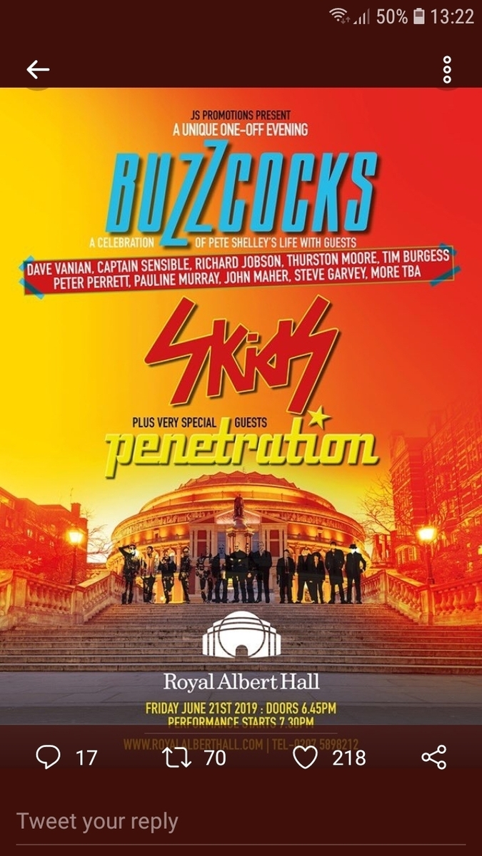 Buzzcocks Concert & Tour History (Updated for 2023) | Concert Archives