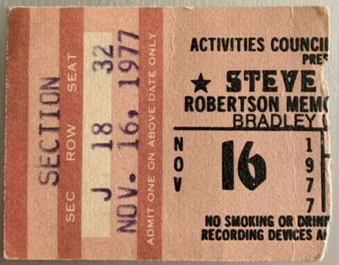 Concert History of Robertson Memorial Fieldhouse, Bradley University ...