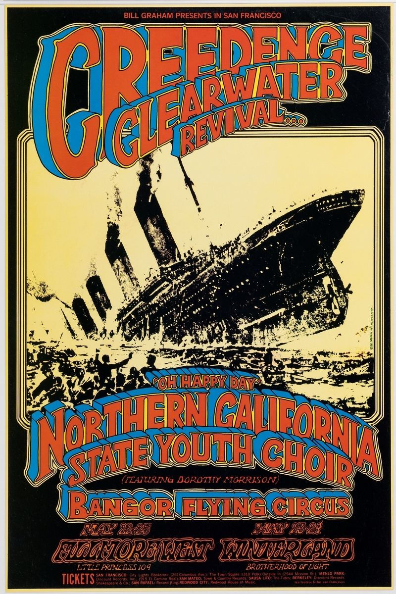 May 24, 1969: Creedence Clearwater Revival / Northern California State ...