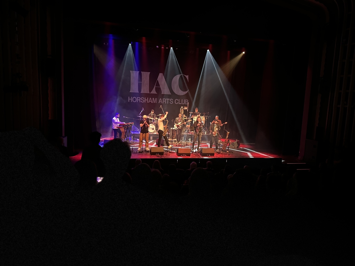 Apr 28, 2023: W3 Funk at The Capitol Theater Horsham, England, United ...