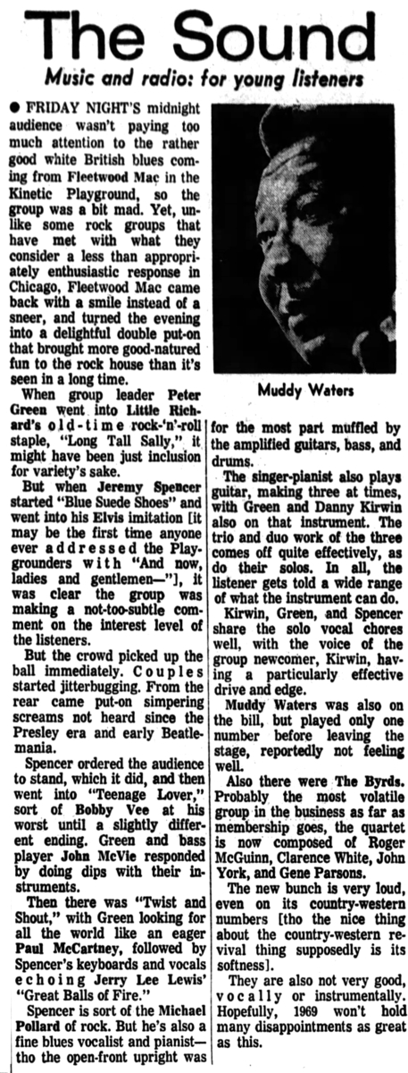 Muddy Waters Concert & Tour History | Concert Archives