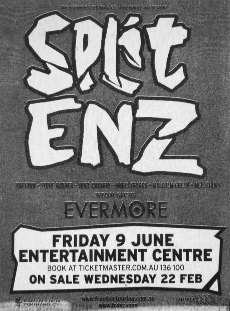 Split Enz Concert & Tour History | Concert Archives