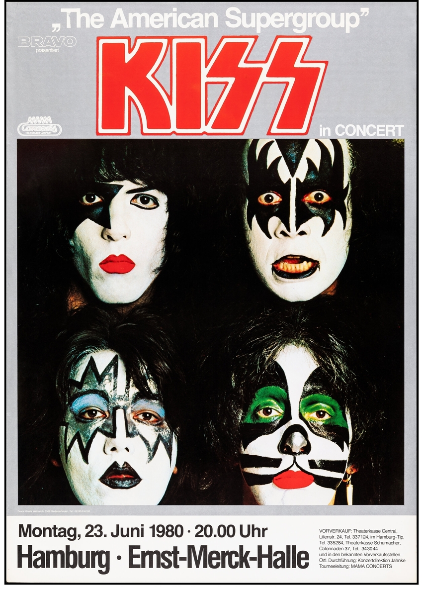 Jun 23, 1980: KISS at Ernst-Merck Halle Hamburg, Hamburg, Germany | Concert Archives