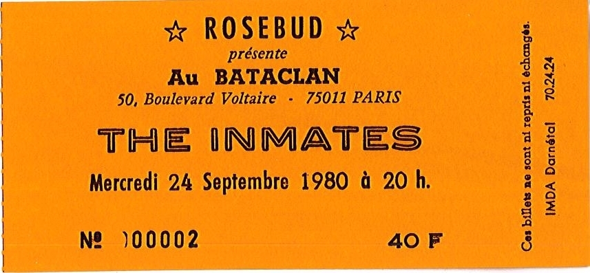 The Inmates Concert & Tour History | Concert Archives