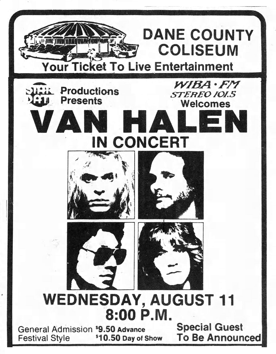 Concert History of Dane County Coliseum Madison, Wisconsin, United ...