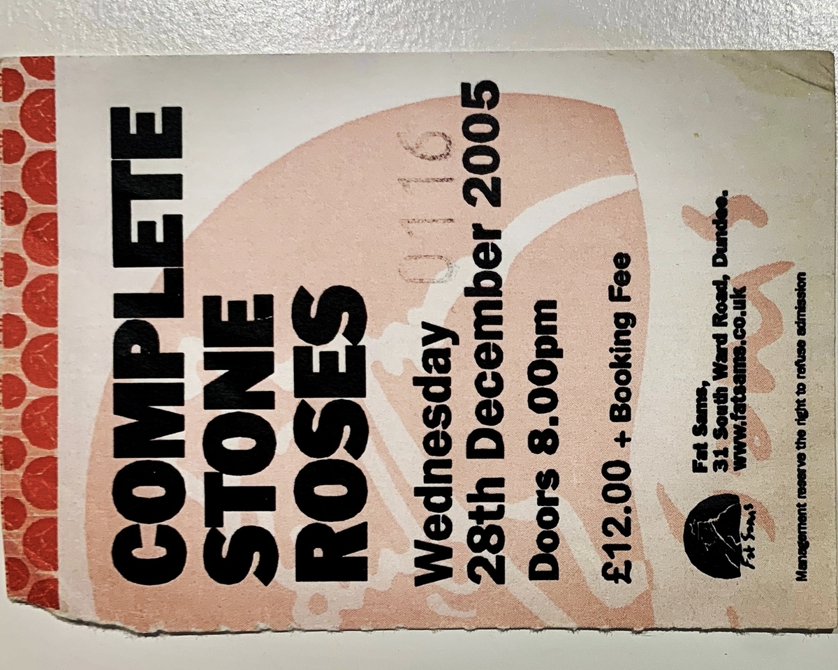 Dec 28, 2005: The Complete Stone Roses at Fat Sam's Dundee, Scotland ...