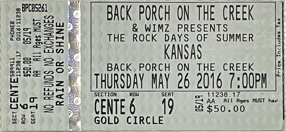 Kansas Concert & Tour History (Updated for 2023 - 2024) | Concert Archives