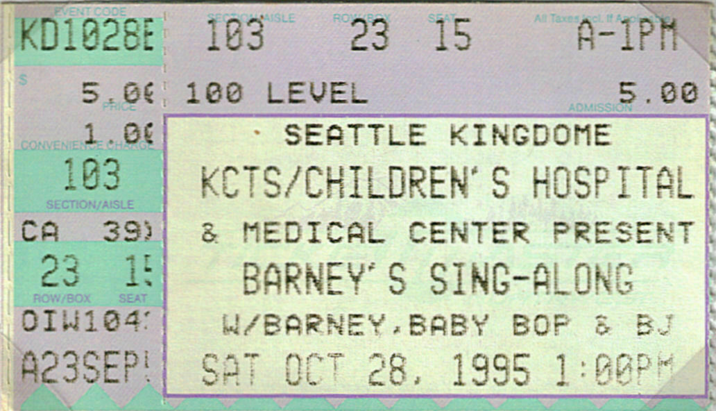 Barney Live Concert Photos | Concert Archives