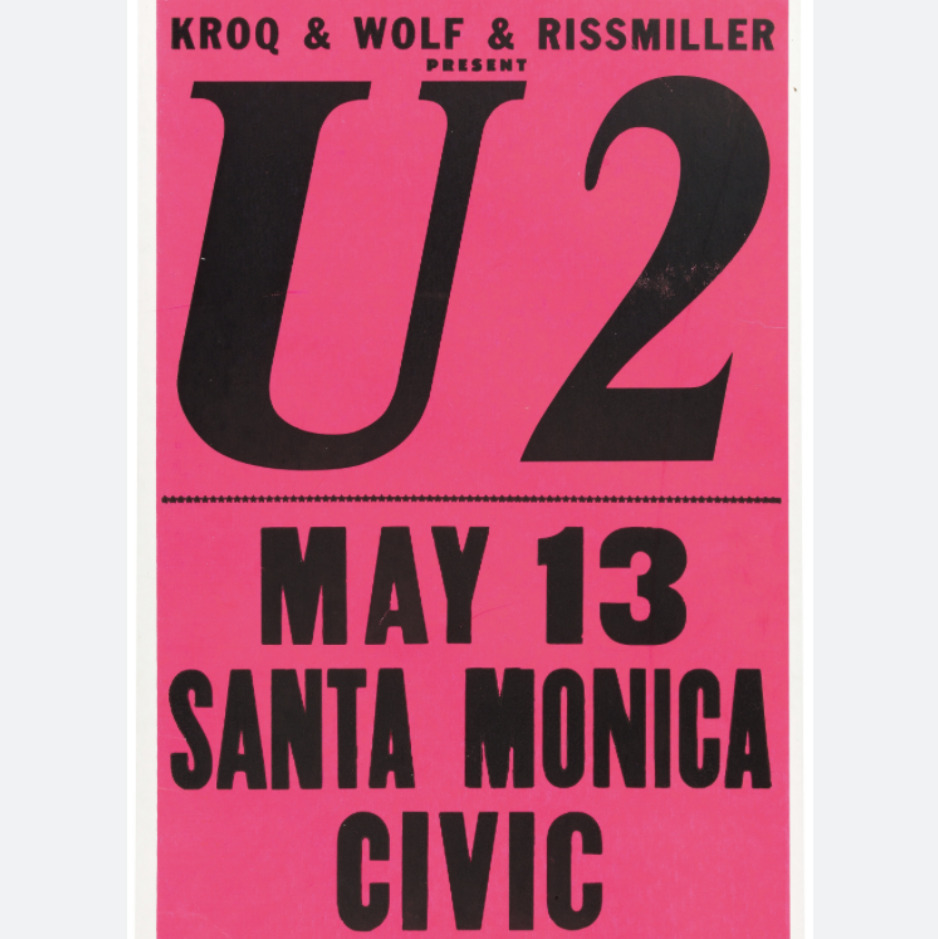 U2's 1981 Concert & Tour History | Concert Archives