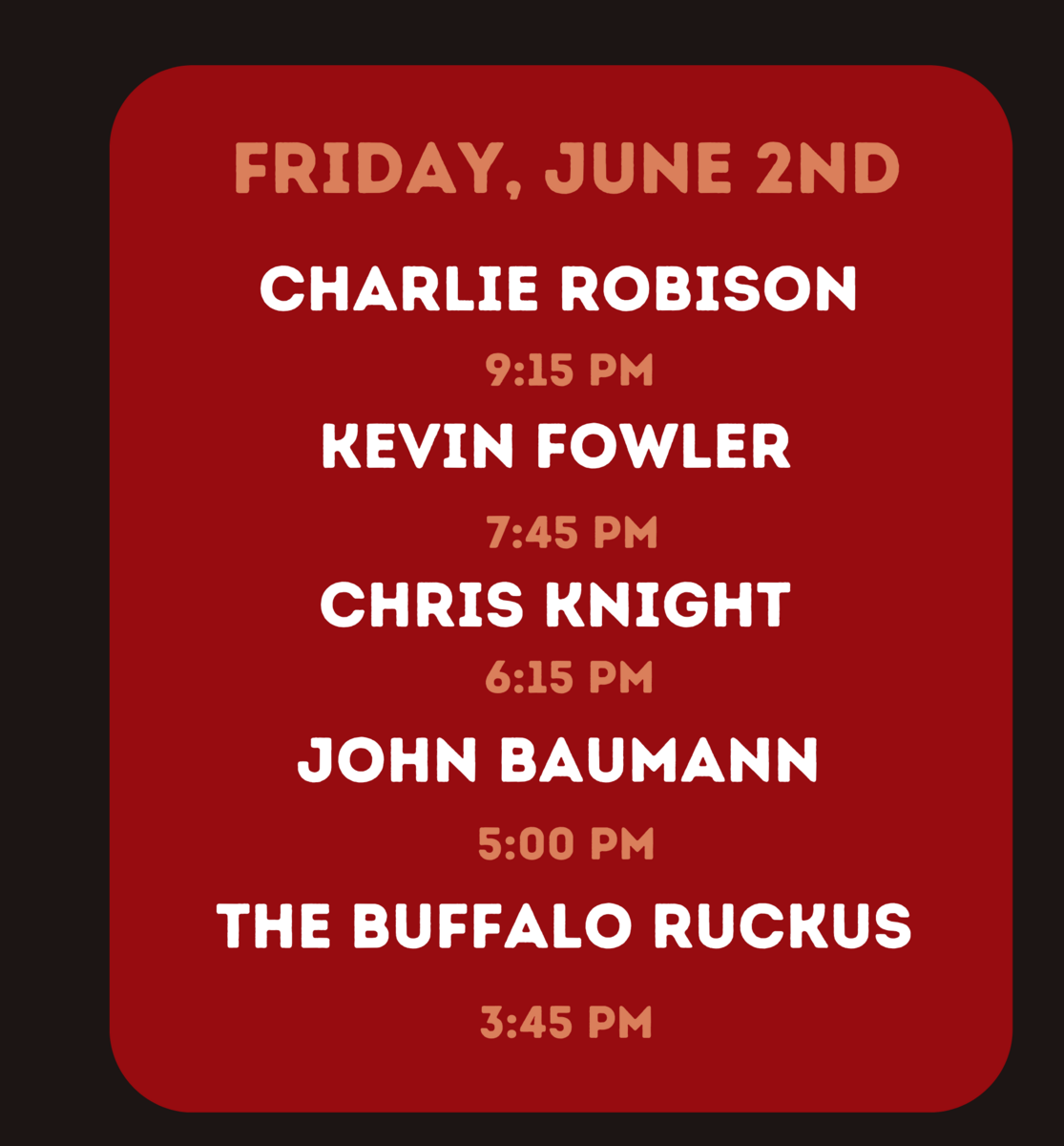 Kevin Fowler Concert & Tour History (Updated for 2025) | Concert Archives