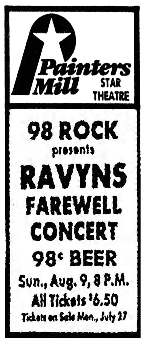The Ravyns Concert & Tour History | Concert Archives