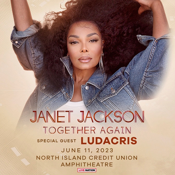 Jun 11, 2023: Janet Jackson / Ludacris at North Island Credit Union ...