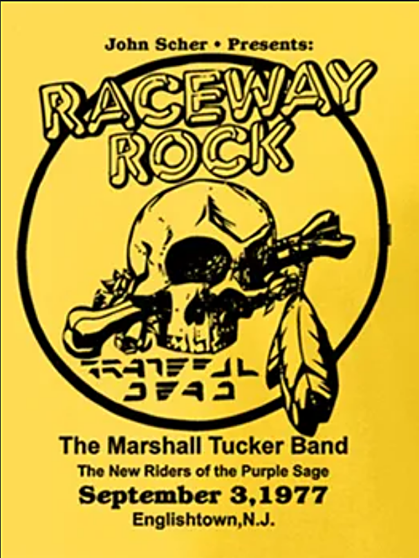 Sep 03, 1977: Grateful Dead / The Marshall Tucker Band / New Riders of ...