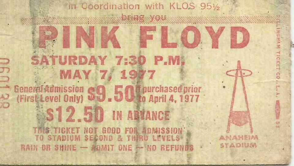 Pink Floyd's 1977 Concert & Tour History | Concert Archives