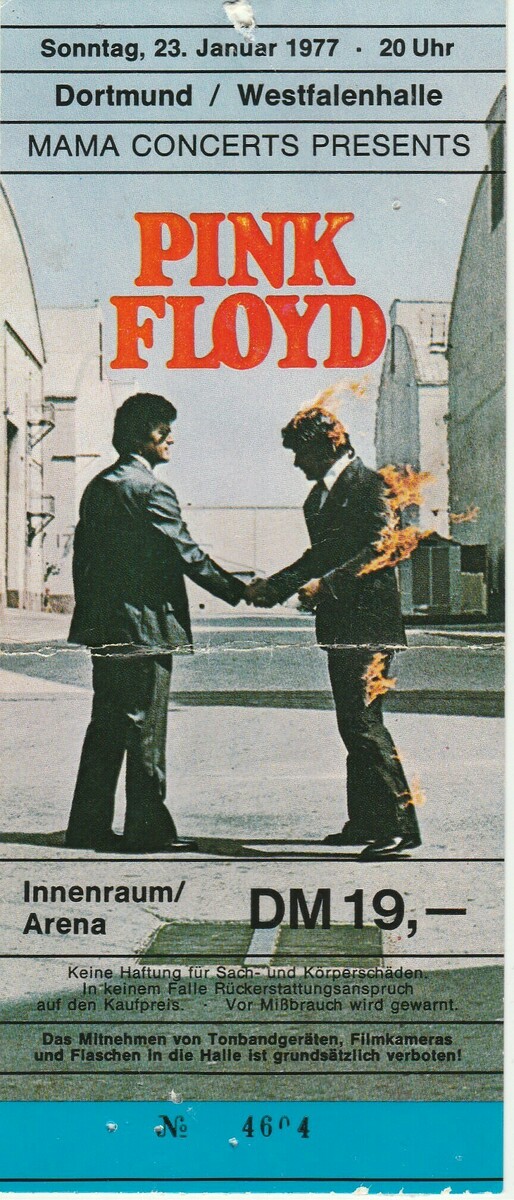 Pink Floyd's 1977 Concert & Tour History | Concert Archives