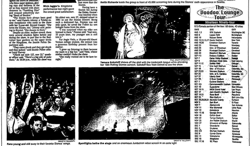 Concert History of Kingdome Seattle, Washington, United States ...