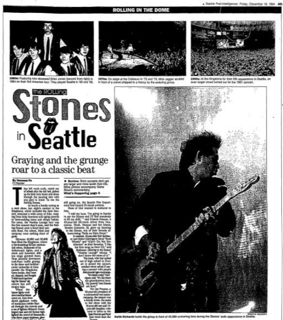 Concert History of Kingdome Seattle, Washington, United States ...