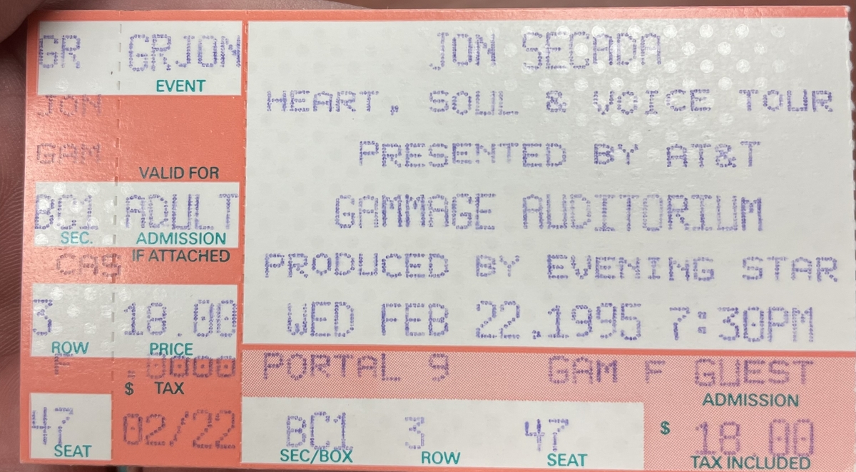 jon secada Concert & Tour History (Updated for 2025) | Concert Archives