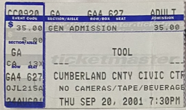 Tool Concert & Tour History (Updated for 2023) | Concert Archives