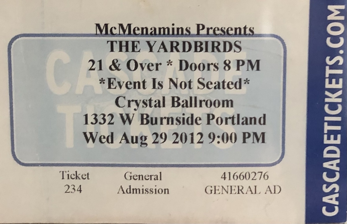 The Yardbirds Concert & Tour History (Updated for 2023) | Concert Archives