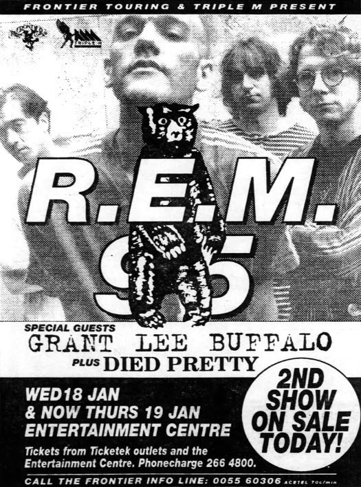 R.E.M. Concert & Tour History | Concert Archives