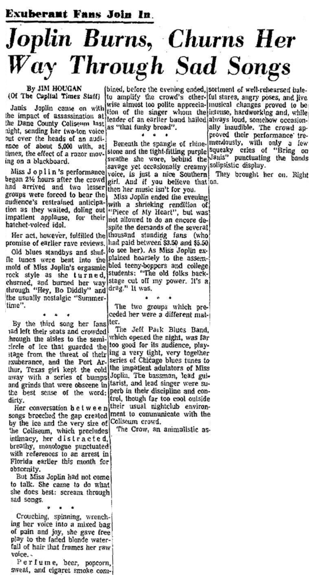 Concert History of Dane County Coliseum Madison, Wisconsin, United ...