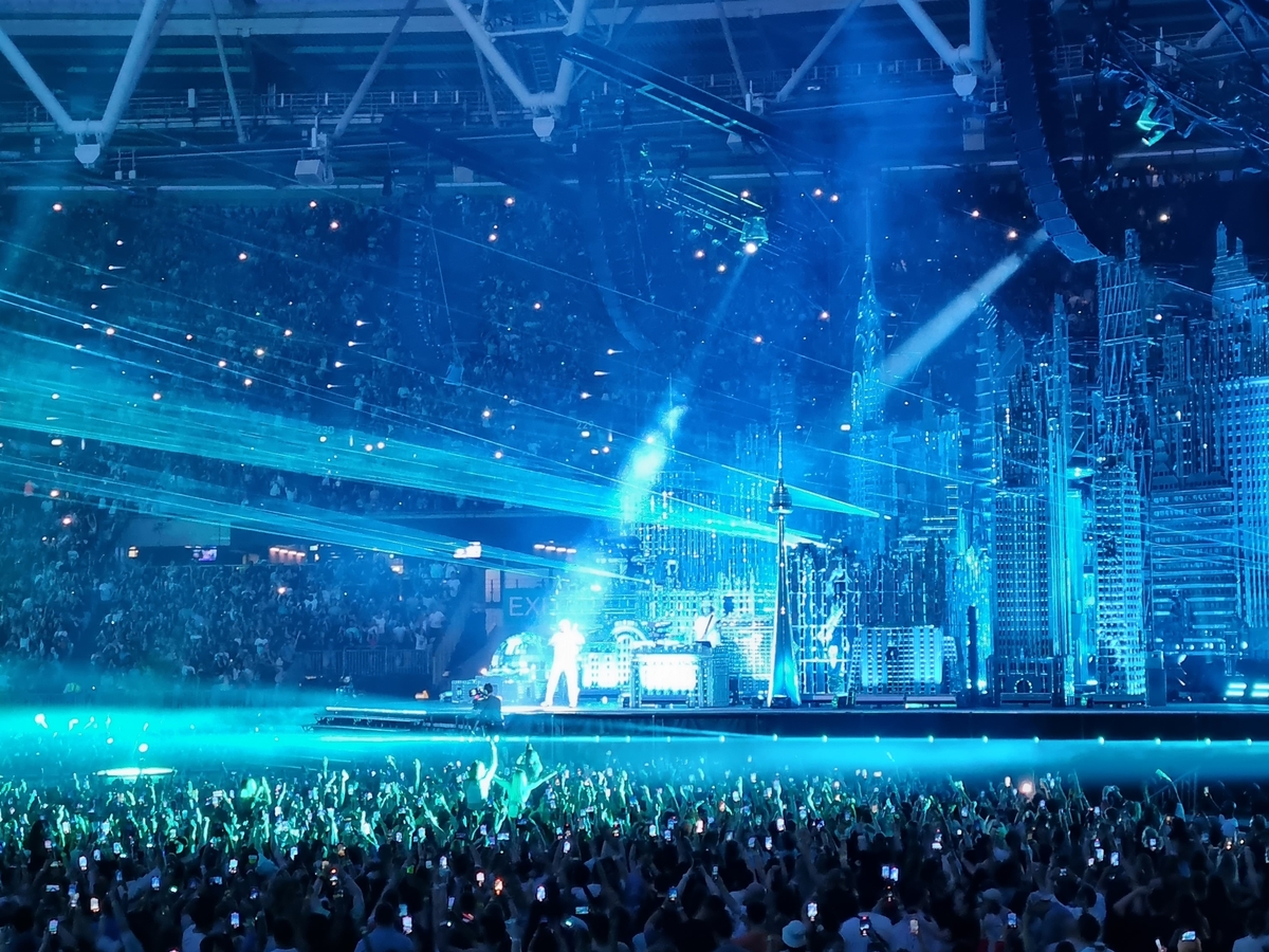 Jul 08, 2023: The Weeknd / Kaytranada / Mike Dean at London Stadium, Queen Elizabeth Olympic ...