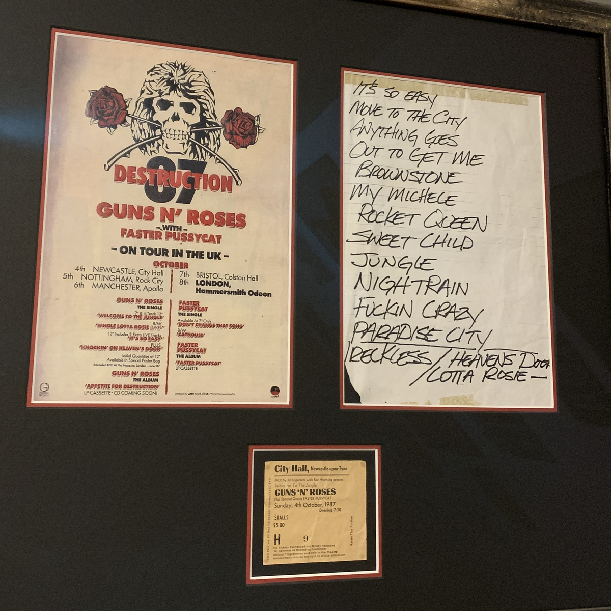 Guns N' Roses's 1987 Concert & Tour History | Concert Archives