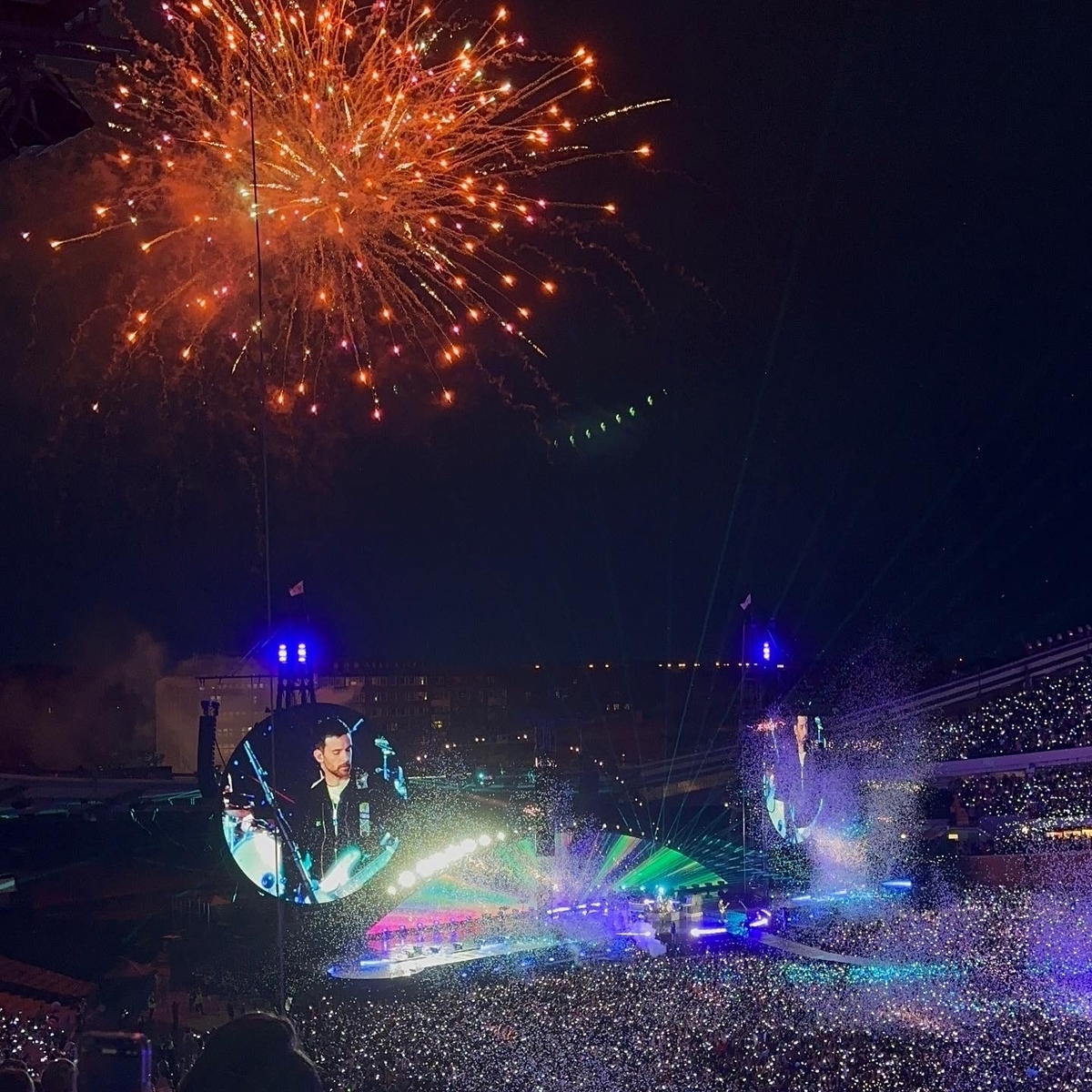 Jul 11, 2023: Coldplay / Griff / LUCIIA at Estádio Major Antônio Couto ...