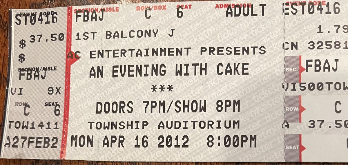 Cake Concert & Tour History (Updated for 2023) | Concert Archives