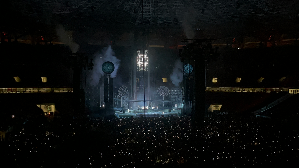 Jul 12, 2023: Rammstein / Duo Abélard at Puskás Ferenc Stadion Budapest ...