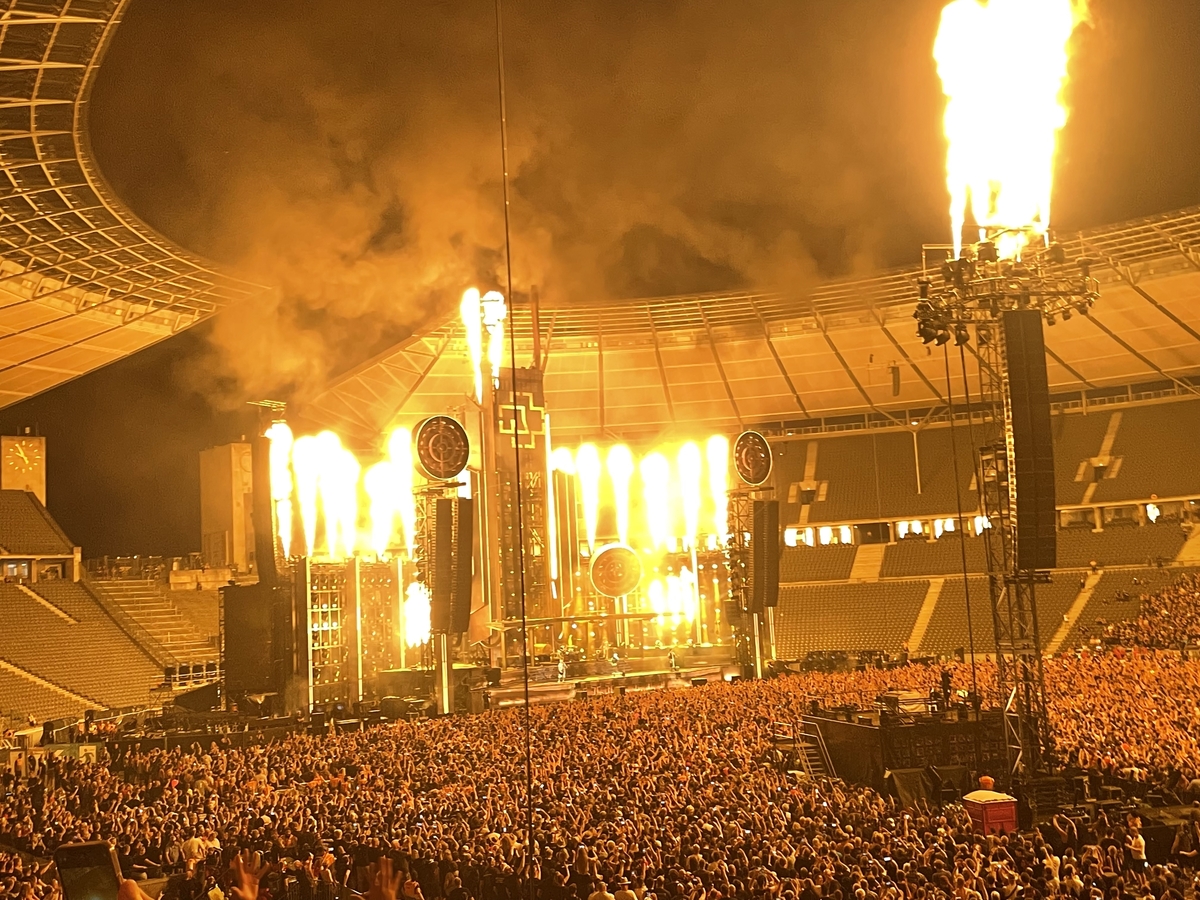 Jul 15, 2023: Rammstein / Duo Abélard at Olympiastadion (Olympic ...