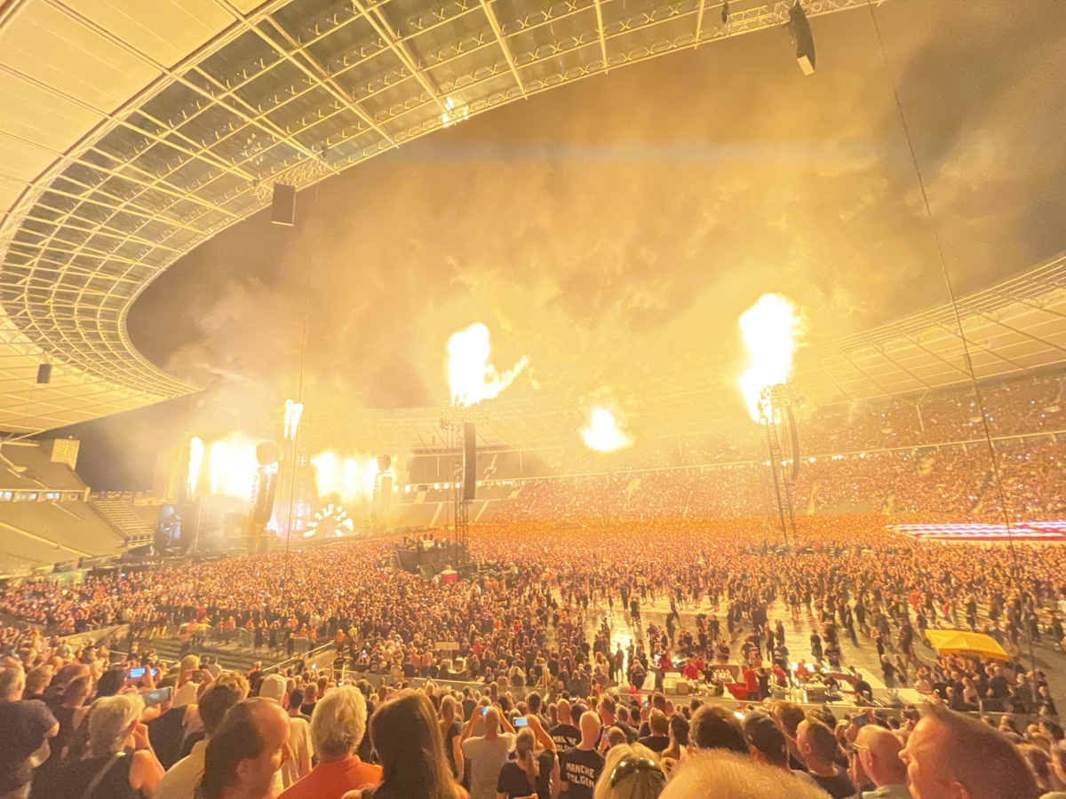 Jul 15, 2023: Rammstein / Duo Abélard at Olympiastadion (Olympic ...