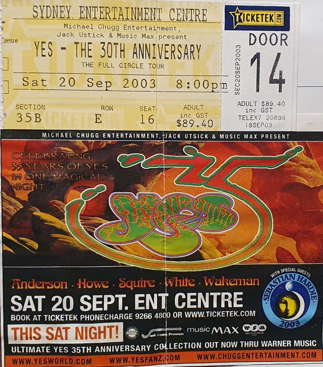 Yes Concert & Tour History (Updated for 2023 - 2024) | Concert Archives