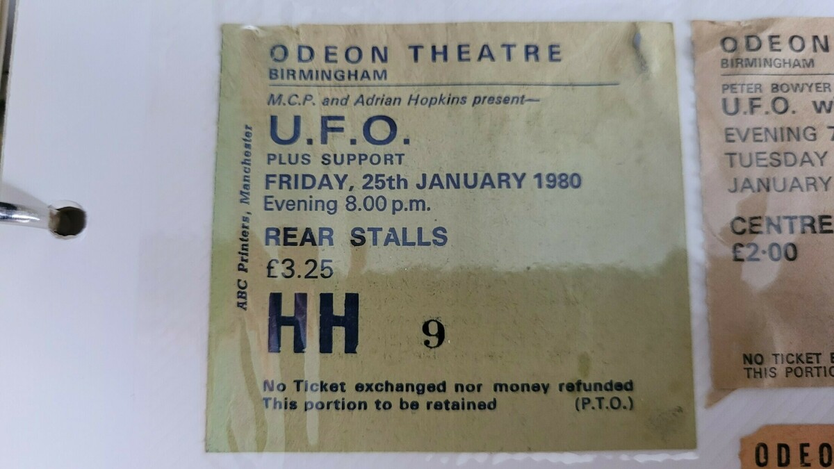 UFO Concert & Tour History | Concert Archives