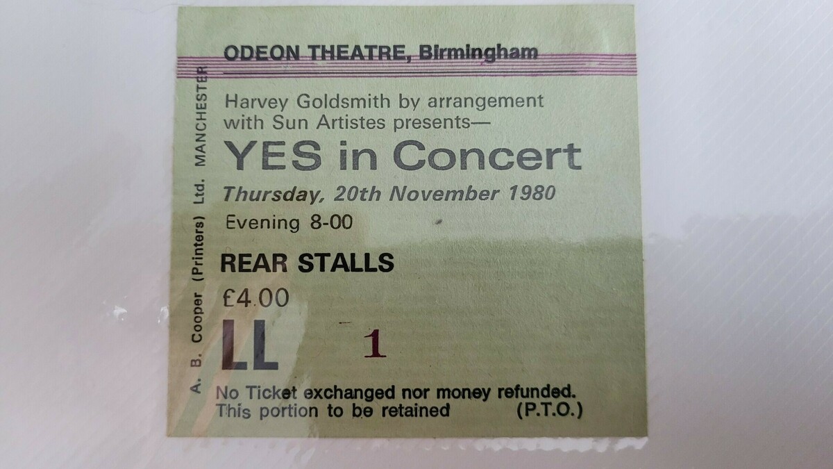 Yes Concert & Tour History (Updated for 2023 - 2024) | Concert Archives