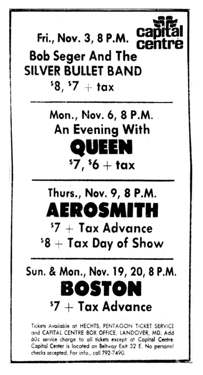 Aerosmith's 1978 Concert & Tour History | Concert Archives