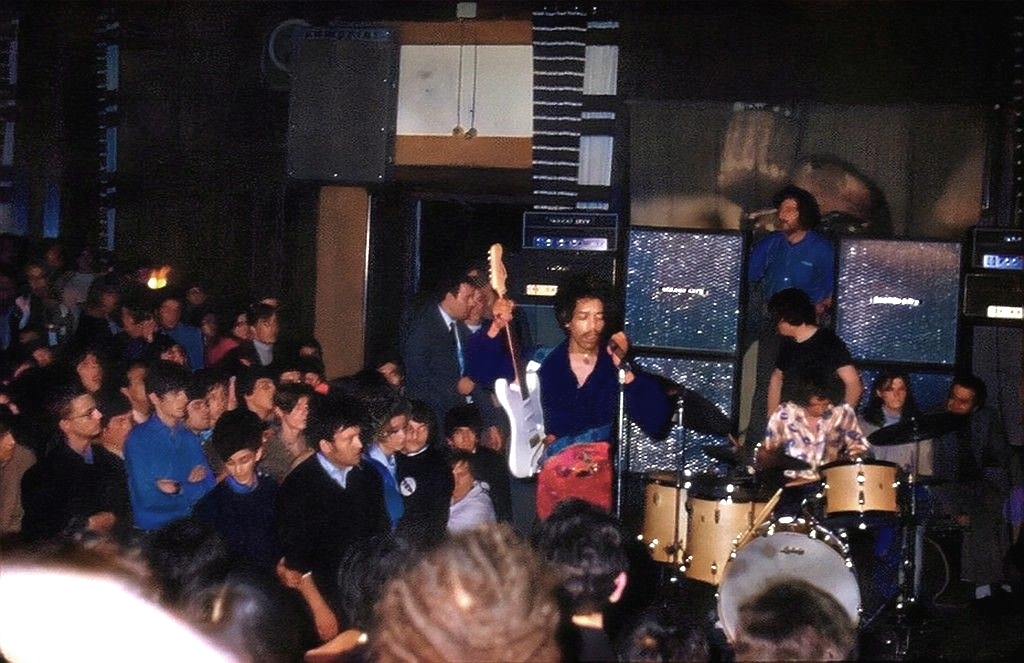May 23, 1968: Jimi Hendrix at The Piper Club Milan, Lombardy, Italy ...