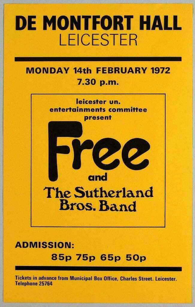 The Sutherland Brothers Concert & Tour History | Concert Archives