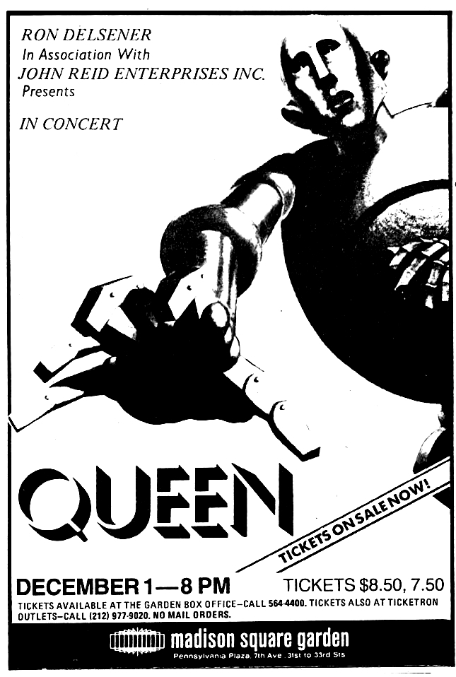 Queen's 1977 Concert & Tour History | Concert Archives