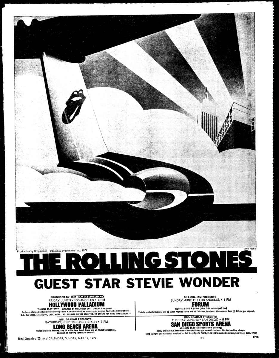 The Rolling Stones's 1972 Concert & Tour History | Concert Archives