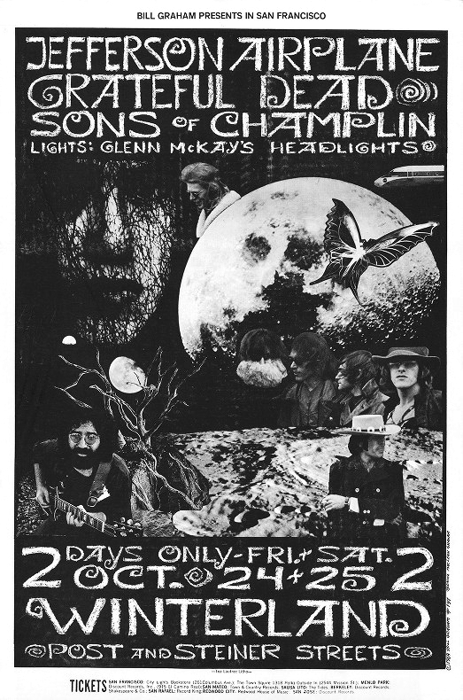 Jefferson Airplane Concert & Tour History | Concert Archives