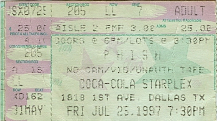 Concert History of Coca-Cola Starplex Amphitheatre Dallas, Texas ...