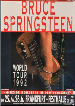 Bruce Springsteen's 1992 Concert & Tour History | Concert Archives