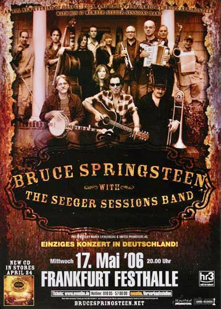 Bruce Springsteen with the Seeger Sessions Band Concert & Tour History ...