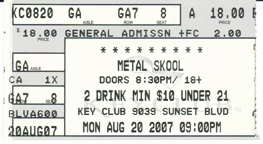 Concert History of Key Club West Hollywood, California, United States ...