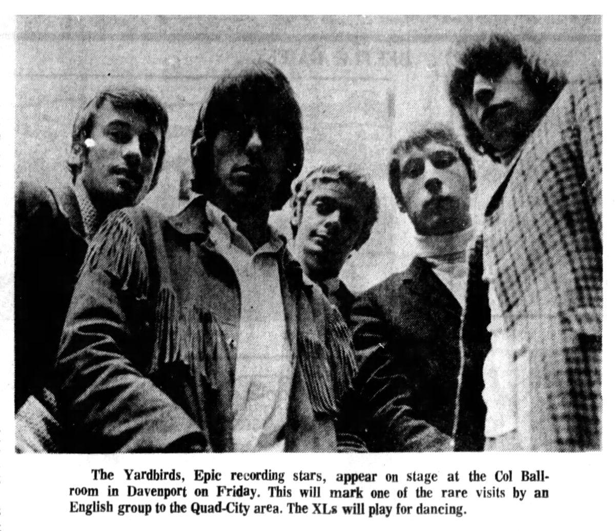 The Yardbirds Concert & Tour History (Updated for 2023) | Concert Archives