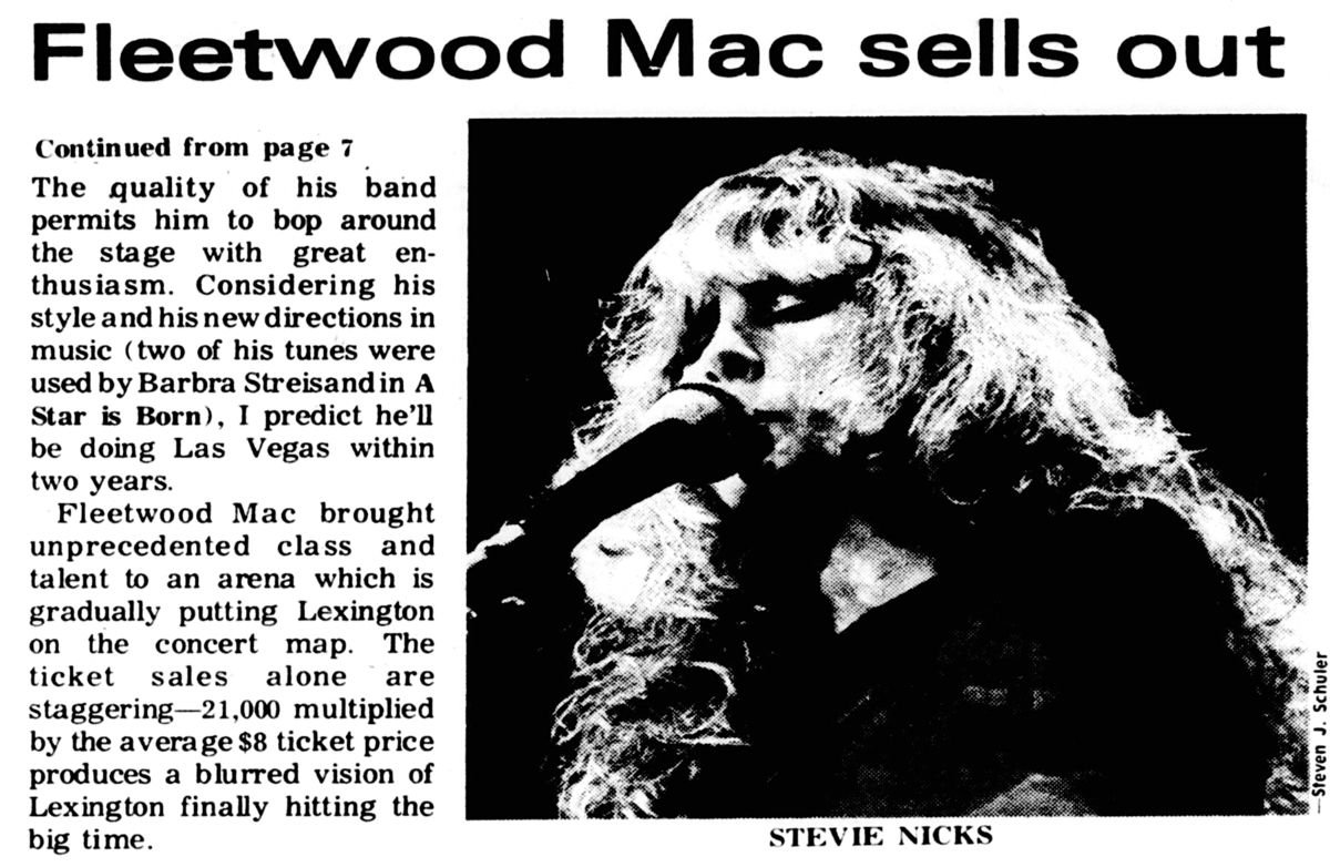 Fleetwood Mac's 1977 Concert & Tour History | Concert Archives